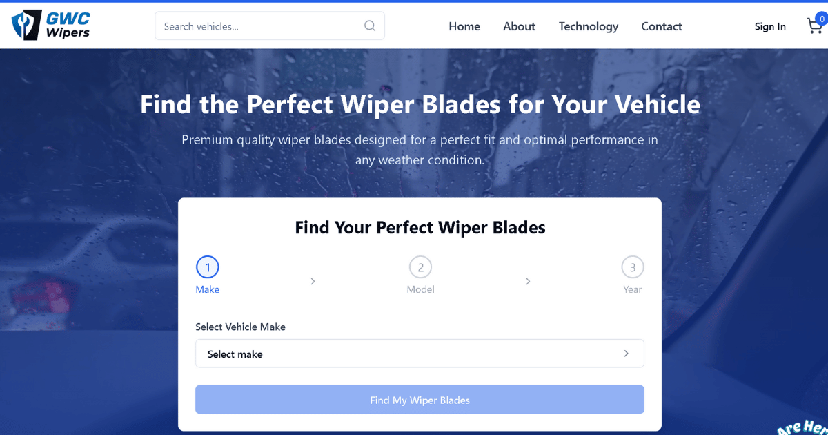 Premium Wiper Blades Australia | GWC Wipers | Perfect Fit Guaranteed